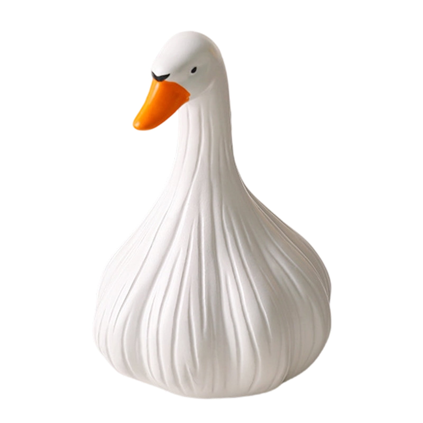 Funny Tabletop Garlic Ducks Sculpture Light Weight Handcrafted Decors ...