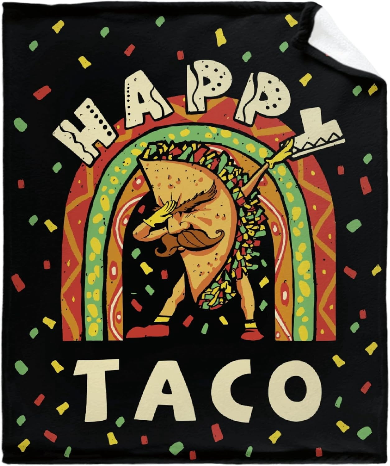 Funny Taco Blanket, Good Gift for Girl and Boy, Extra Small 40" x 30 ...