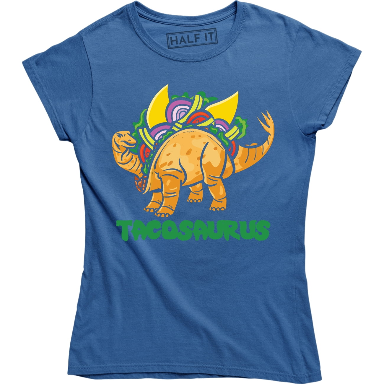 Funny Taco Dinosaur Tacosaurus Taco Stegosaurus Gift Idea T-Shirt ...