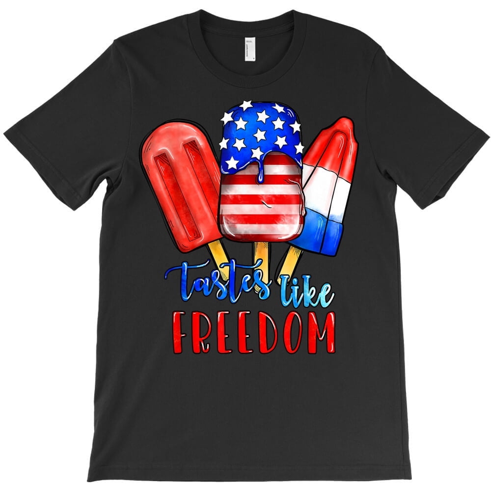 Funny Tastes Like Freedom Red White Blue 4th Of July Party Themed Gift ...