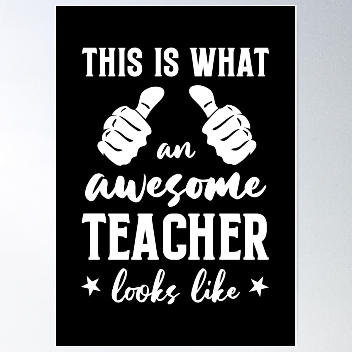 Funny Teacher Gift: This Is What An Awesome Teacher Looks Like Teacher ...