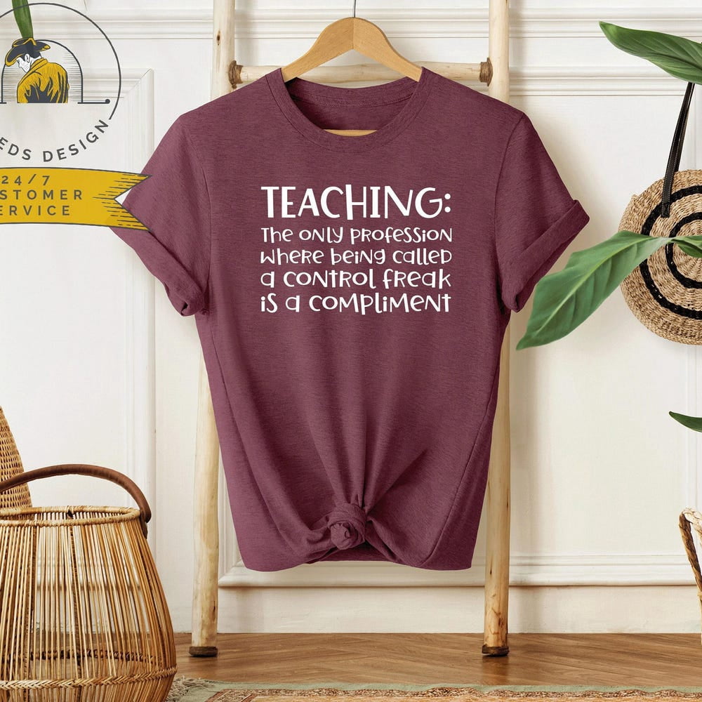 Funny Teacher Shirt, Teaching Shirt, Control Freak Teacher, Back To ...