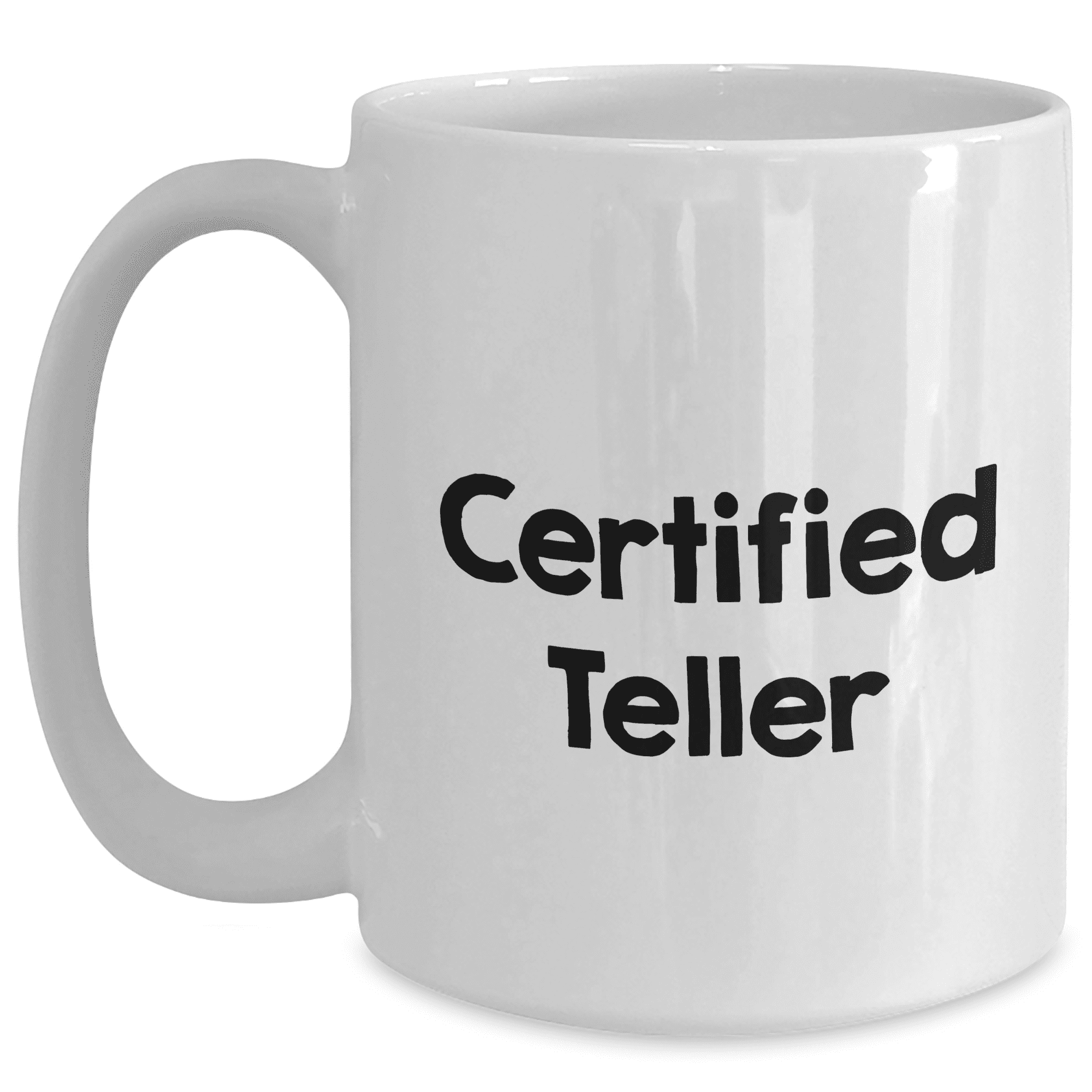 Funny Teller Gifts for Men, White Coffee Mug with Inspirational Quote ...