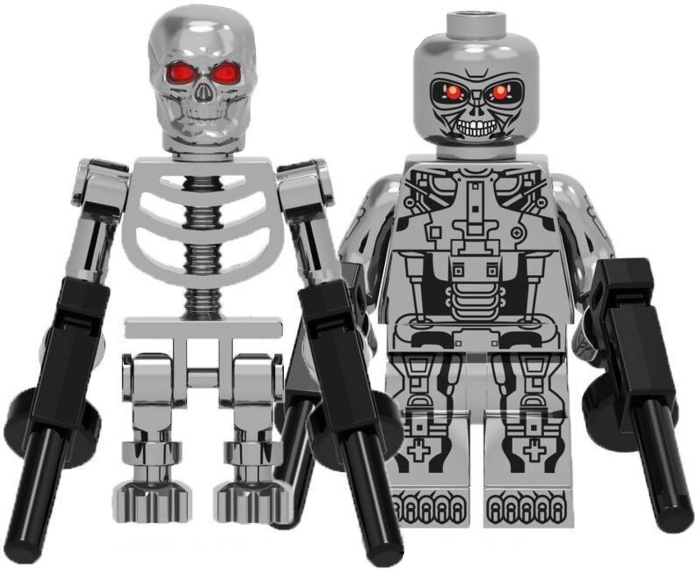 Funny Terminator Building Blocks- Creative Terminator Action Figure ...
