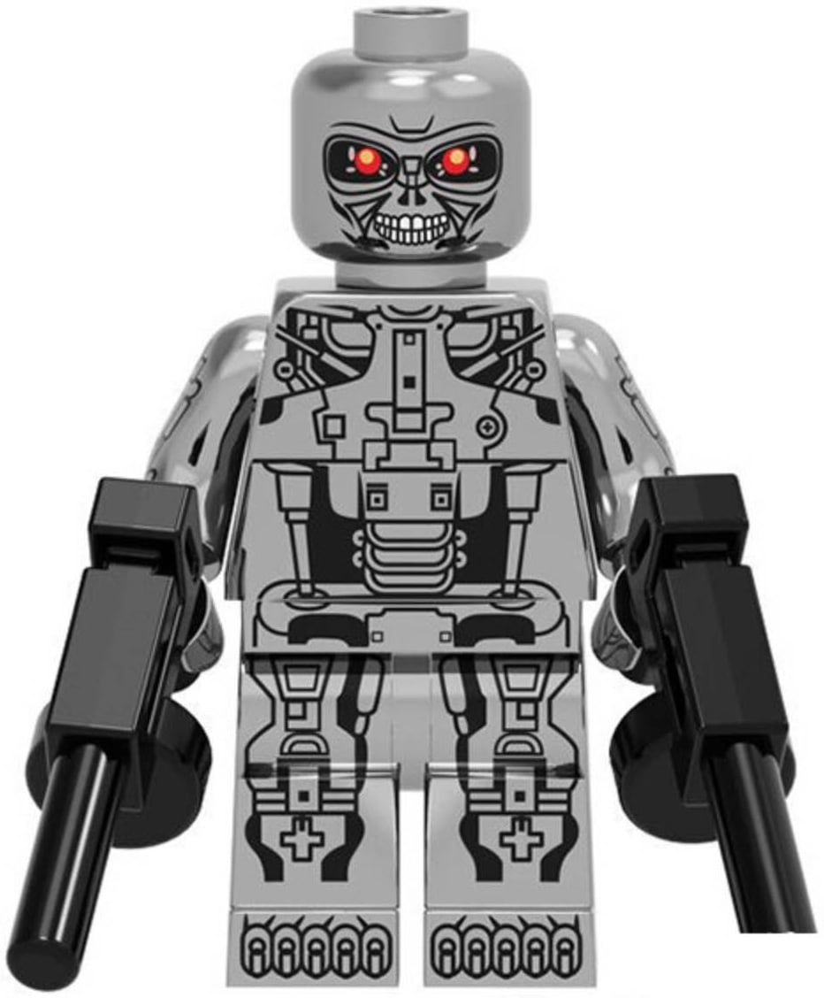 Funny Terminator Building Blocks- Creative Terminator Action Figure ...