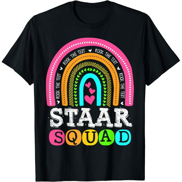 Funny Test STAAR Day Mode On Teacher Testing Ideas Rainbow T-Shirt ...