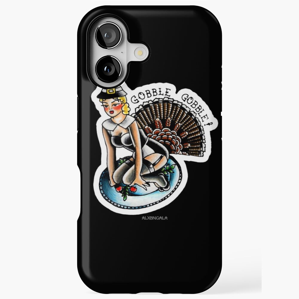 Funny Thanksgiving Colonizer PinUp Holiday Joke Case for iPhone 11-17 ...