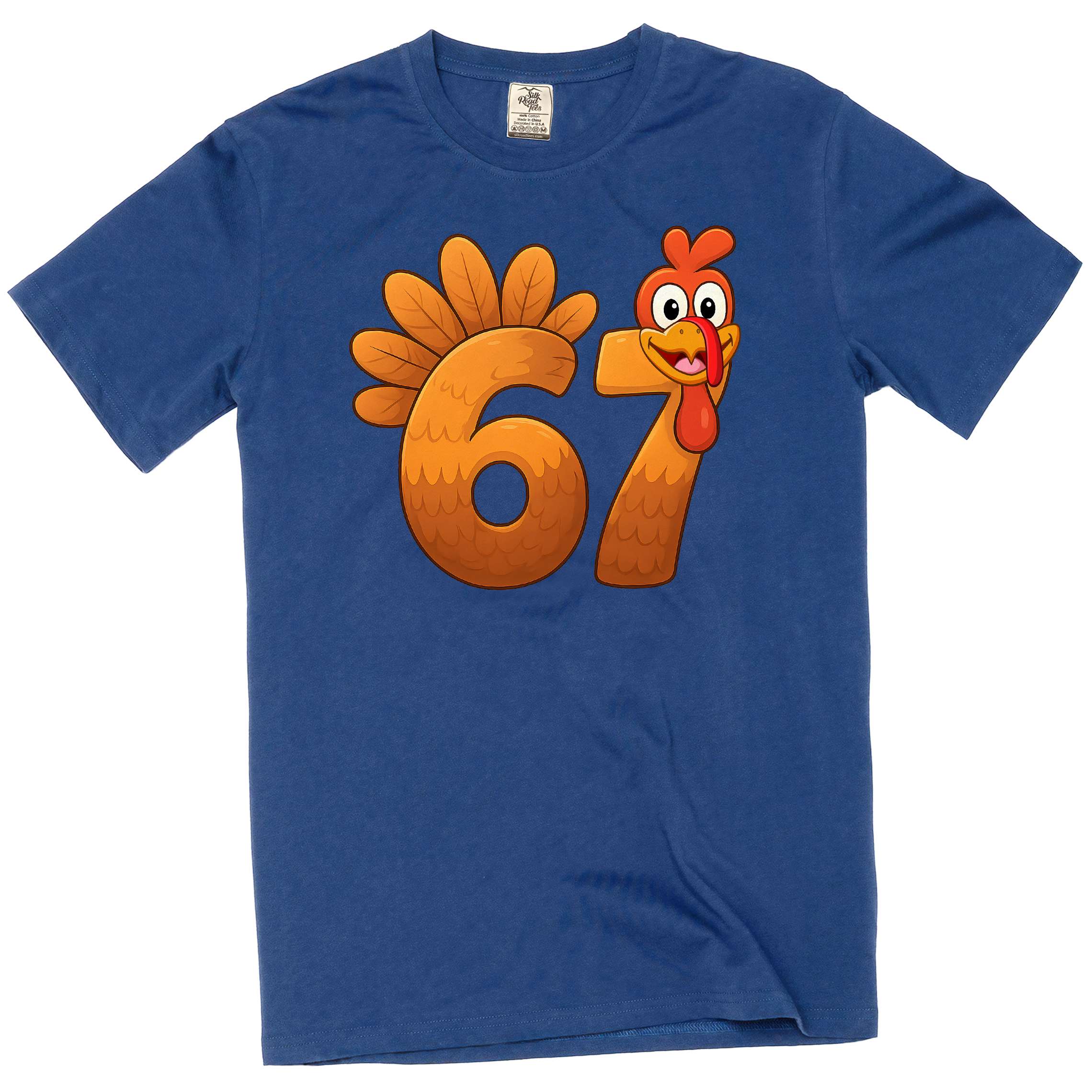 Funny Thanksgiving Dinner 67 College meme six seven Turkey Tee shirt ...