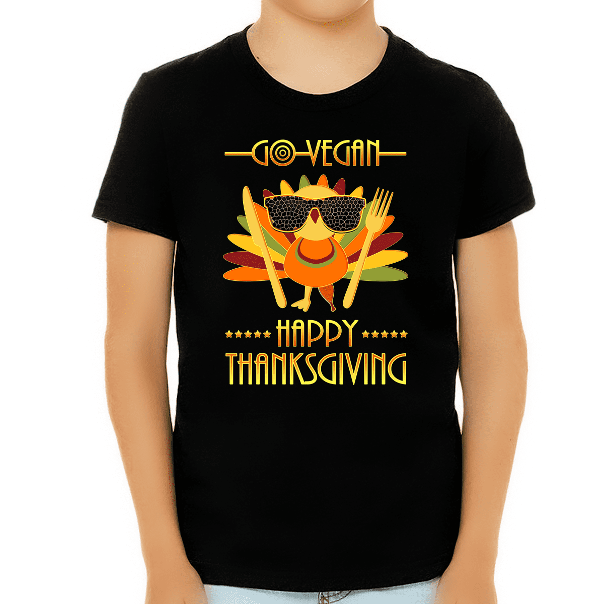 Funny Thanksgiving Shirts for Boys Vegan Shirt Thanksgiving Shirt ...