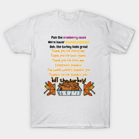 Funny Thanksgiving Turkey Song Animated TV Show Parody Graphic G975 ...