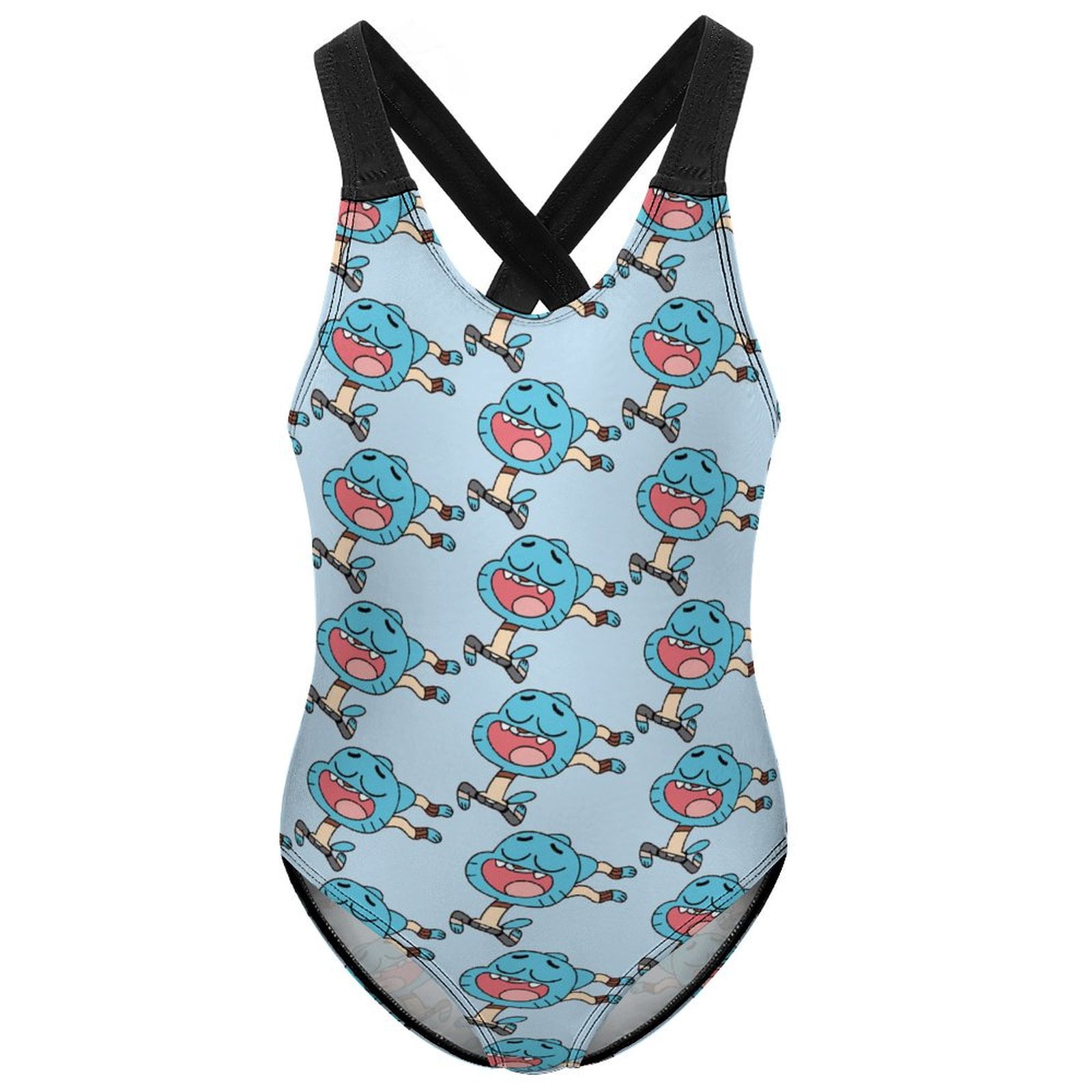 Funny The Amazing World of Gumball Children's One-piece Swimsuit Summer ...