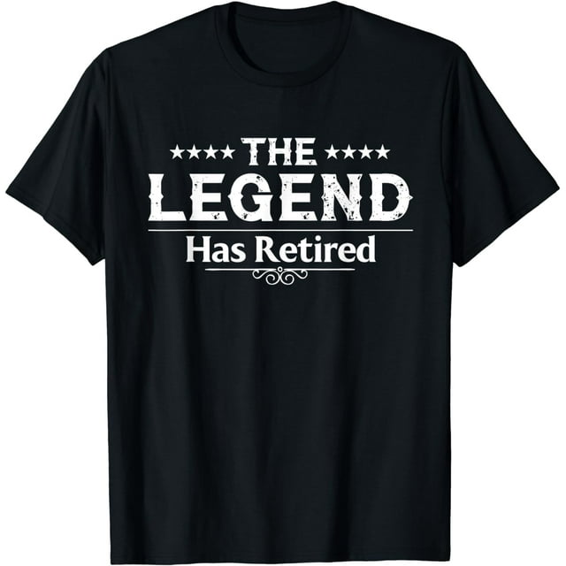 Funny The Legend Has Retired Gift For Men Women Retirement Funny ...