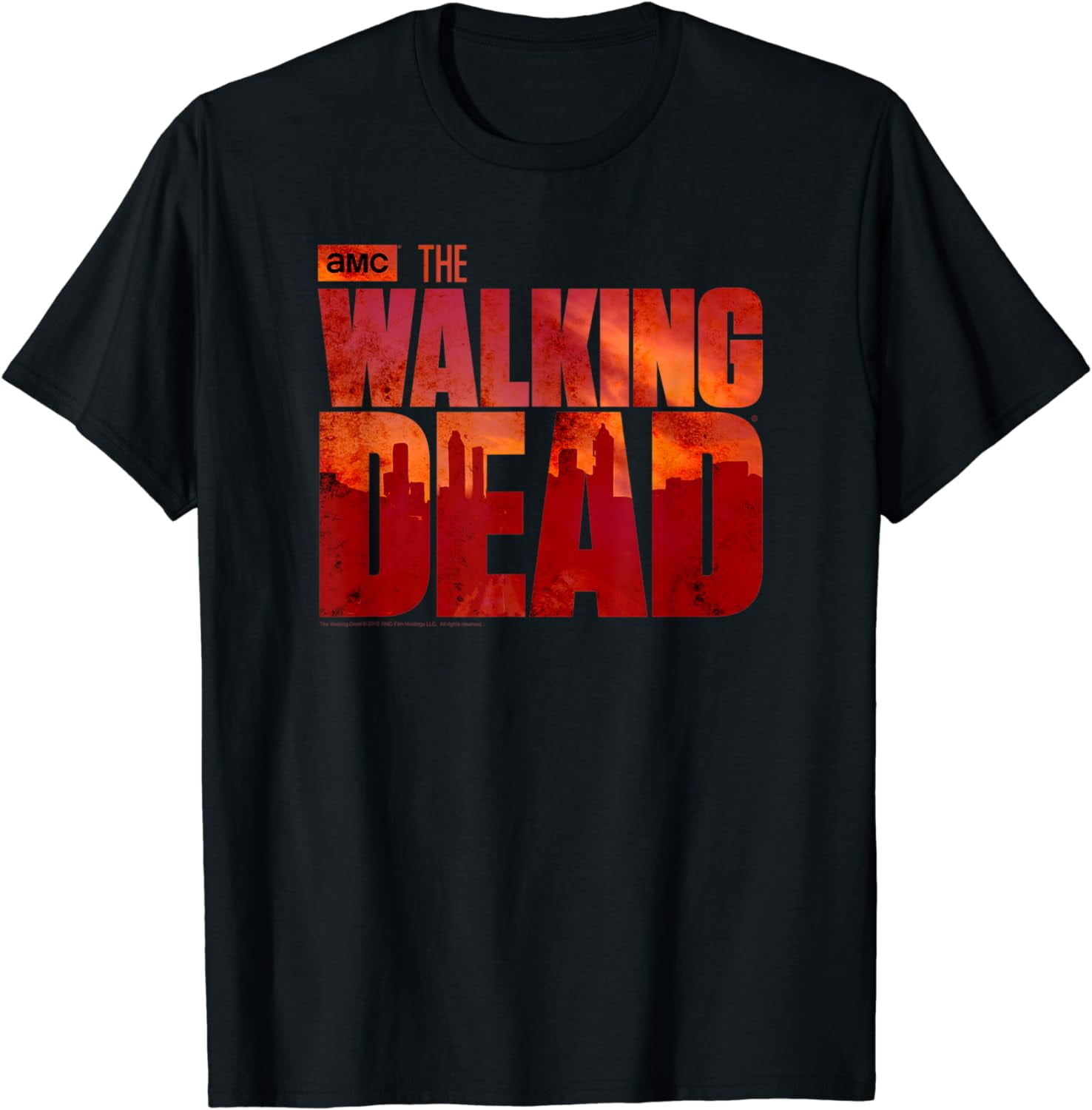 Funny The Walking Dead Blood Logo T-Shirt - Walmart.com