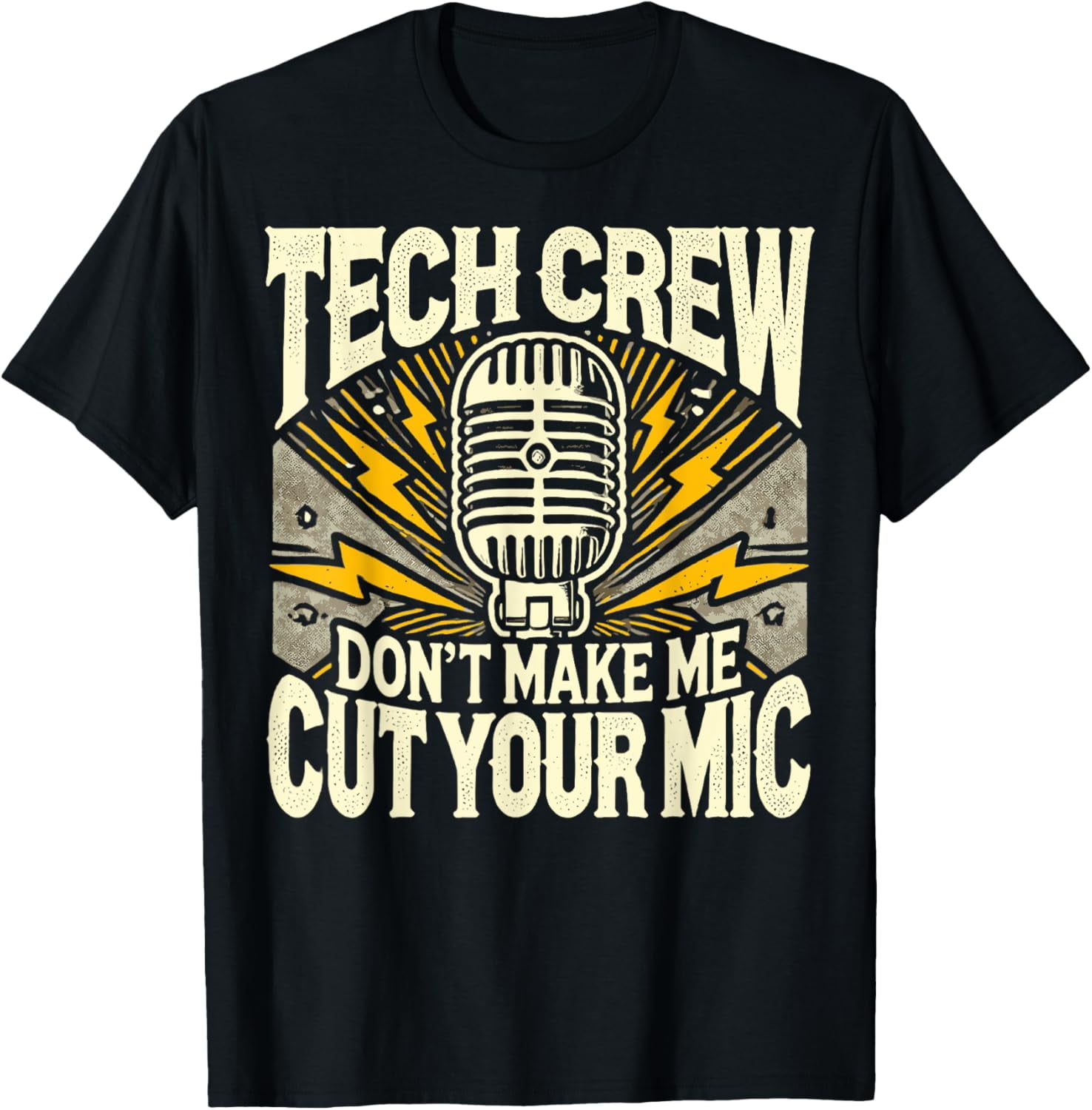 Funny Theater Stage Crew Drama Stage Manager Tech Crew T-Shirt ...