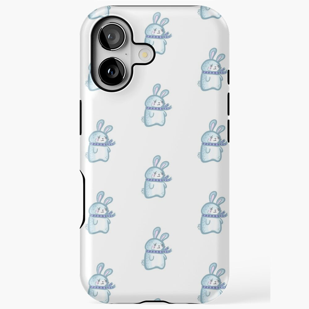 Funny Themed Snowbunny Loves Me Winter Phone Case 17 16 15 14 13 12 11 ...