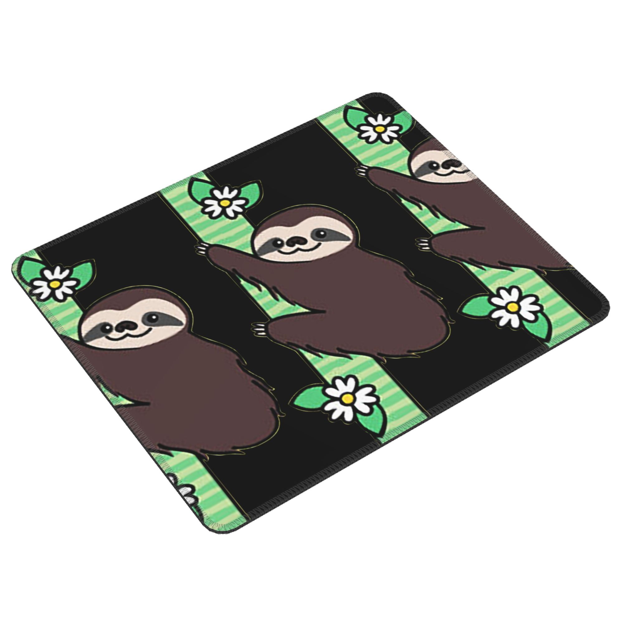Funny Three Toed Sloth Pads for Wireless Mouse Office Computer Mousepad ...