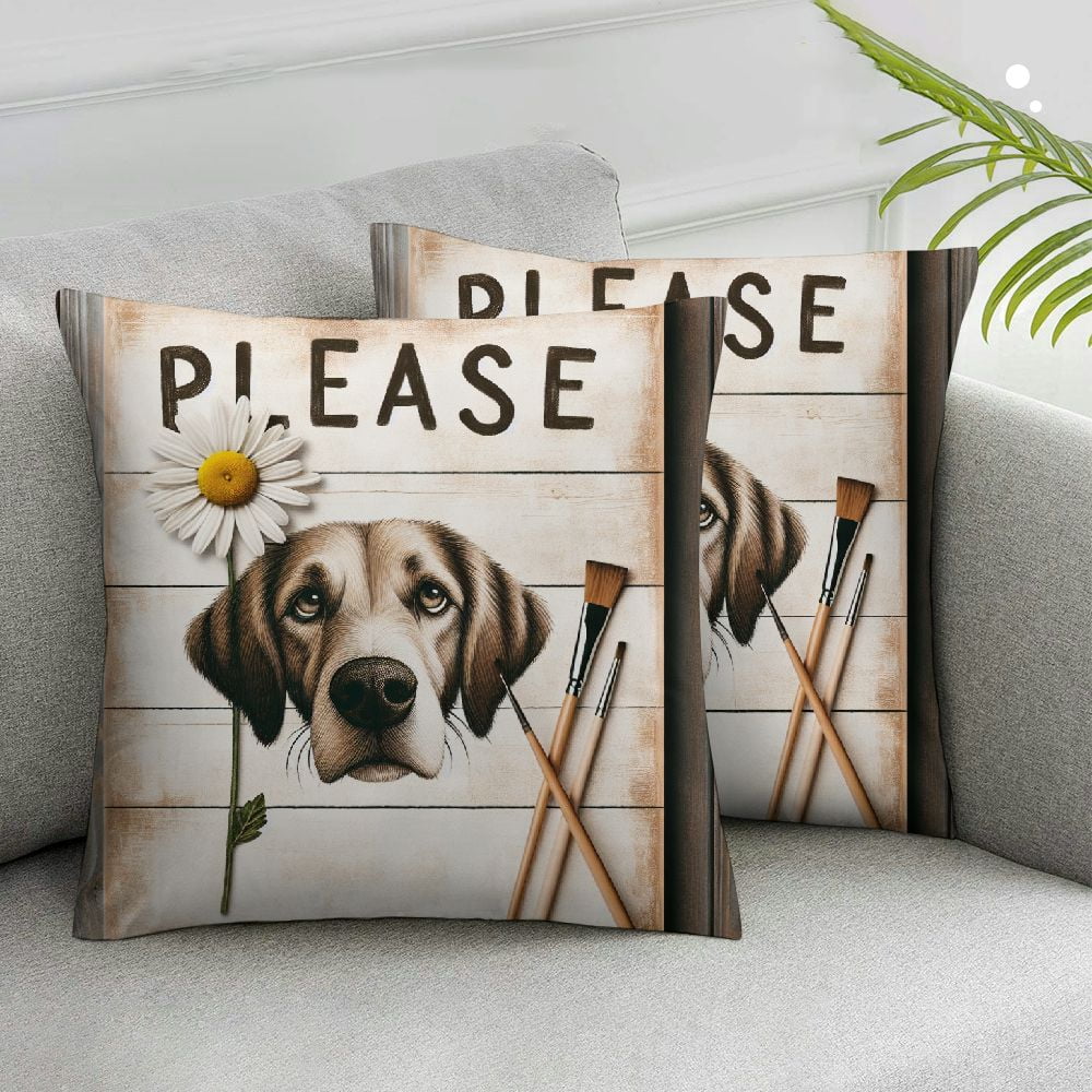 Funny Throw Pillow Cover, Western Farmhouse Decorative Pillow Cover ...