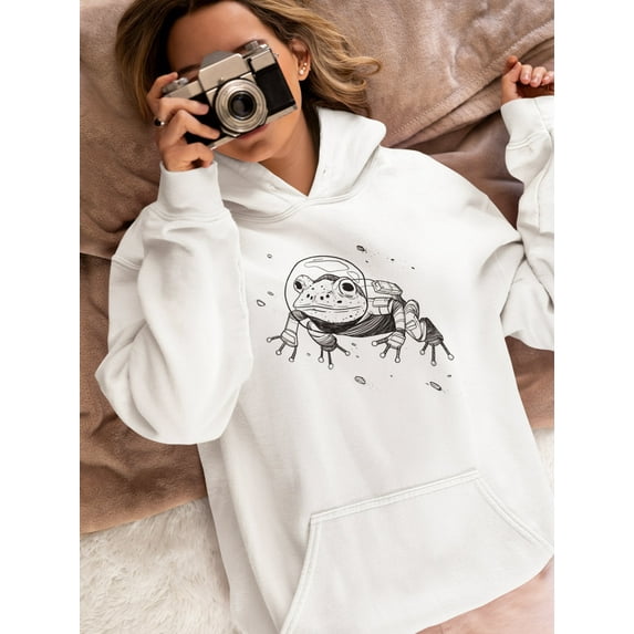 Funny Toad Shirt for Space Enthusiasts Hand-Drawn Graphic Print Unisex ...
