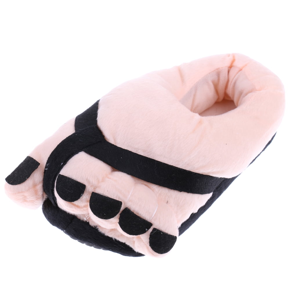 Funny Toe Feet Warm Soft Plush Slippers Adult Novelty Gift Slipper ...