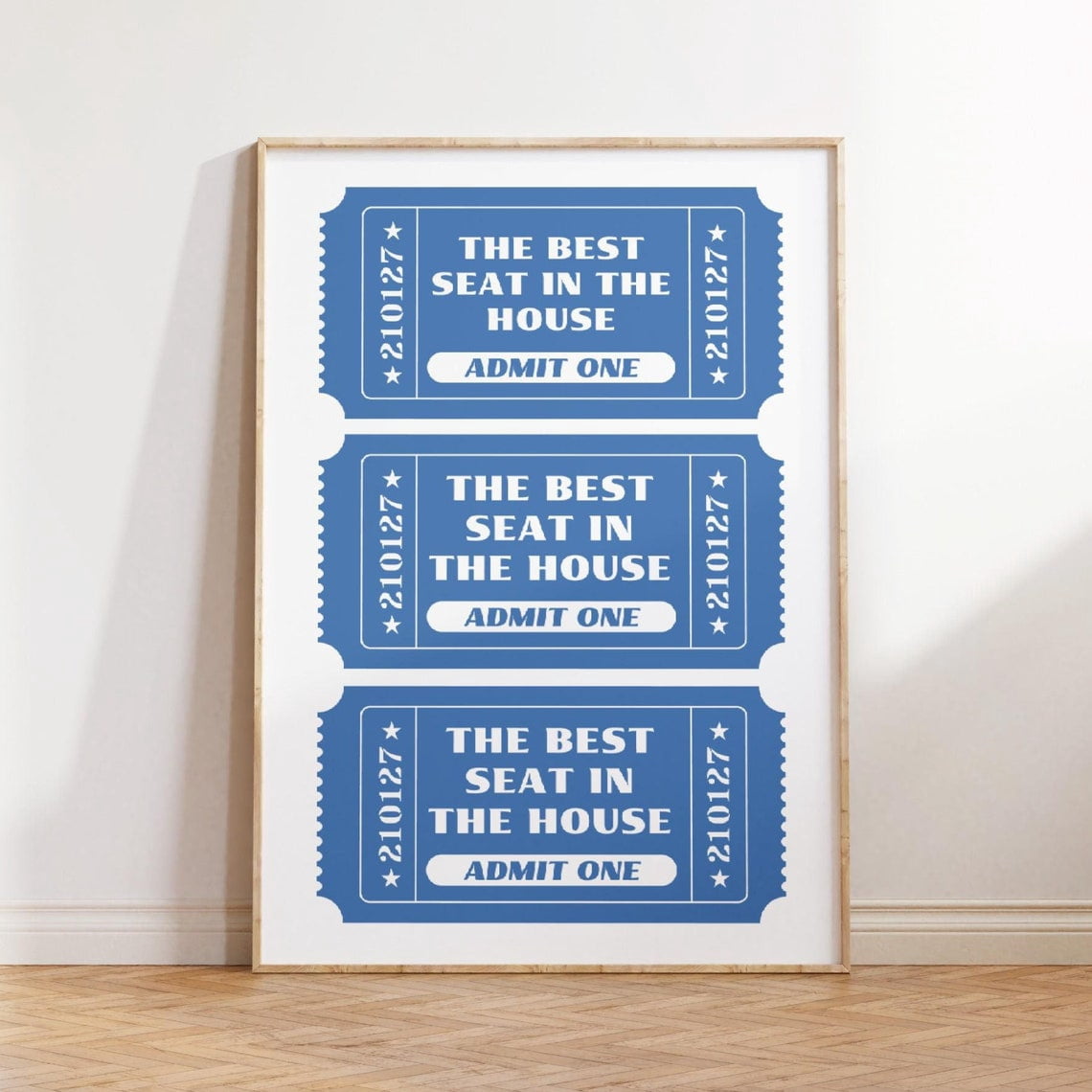Funny Toilet Print Trendy Bathroom Wall Art Print Minimalist Ticket ...
