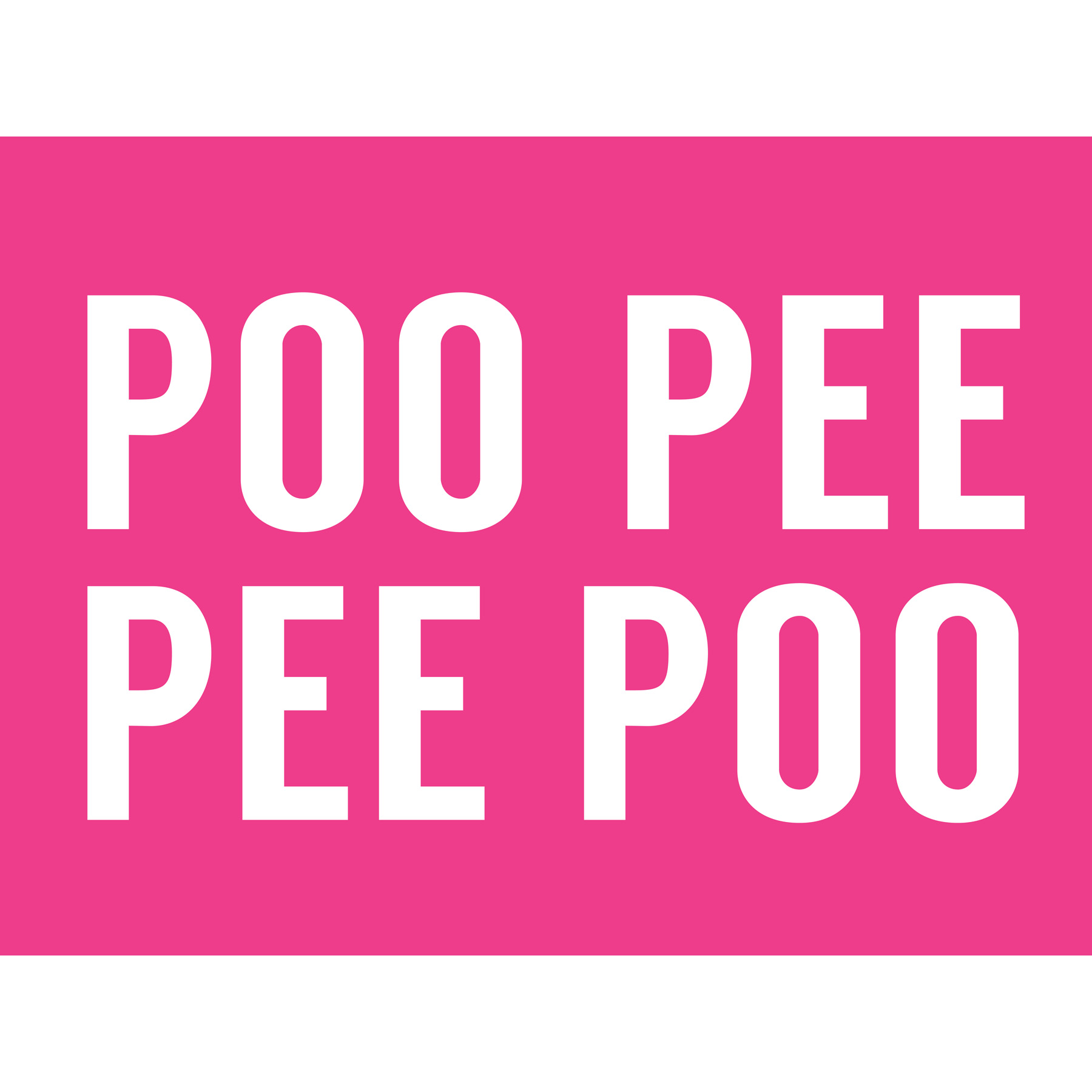 Funny Toilet Wall Art Poo Poo Pee Pee Bathroom Sign Decor Extra Large ...