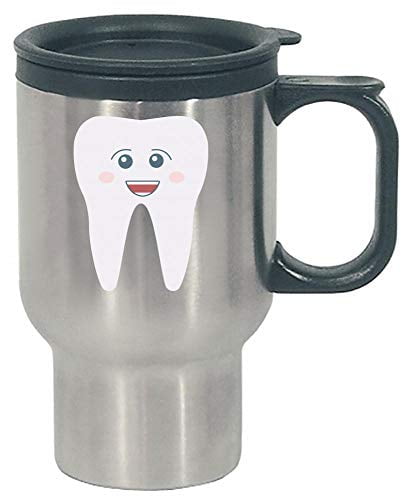 Funny Tooth Fairy - Happy Face Root - Humor - Stainless Steel Travel ...