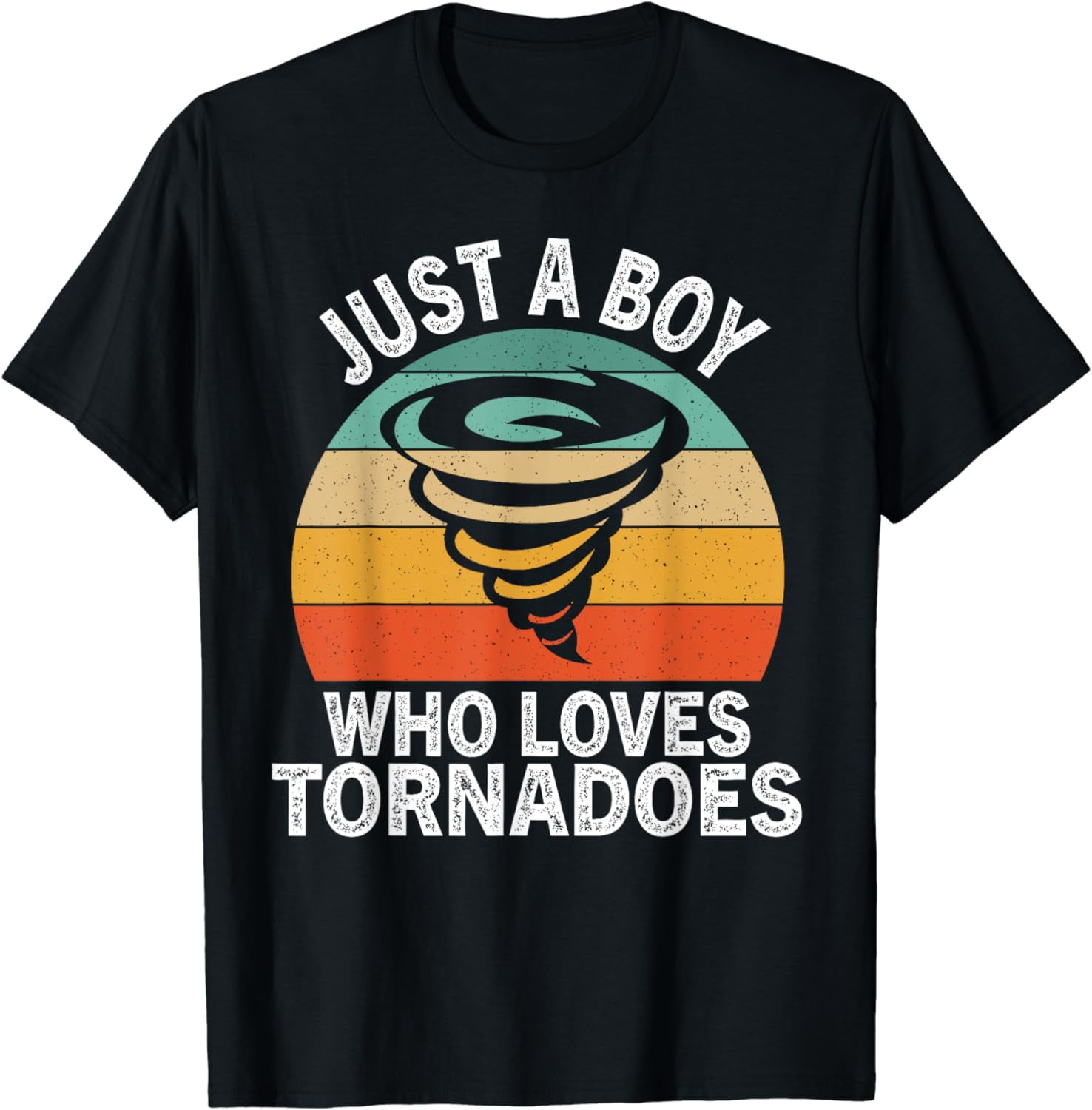 Funny Tornado Gifts For Boys Kids Hurricane Weather Chaser T-Shirt ...