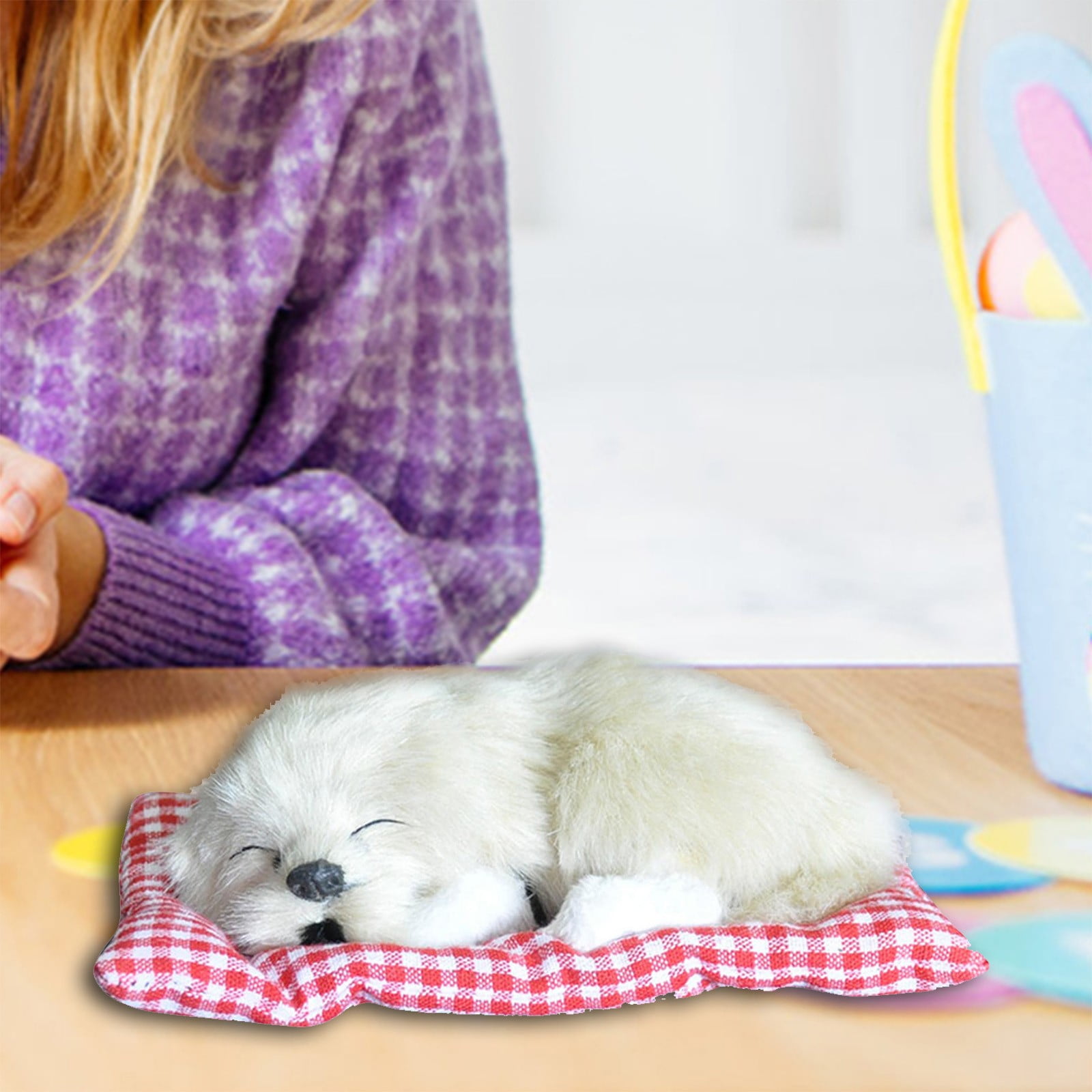 Funny Toys Dog Sleeping In The Mattress Doll Toy Mini Shoe With Meows ...