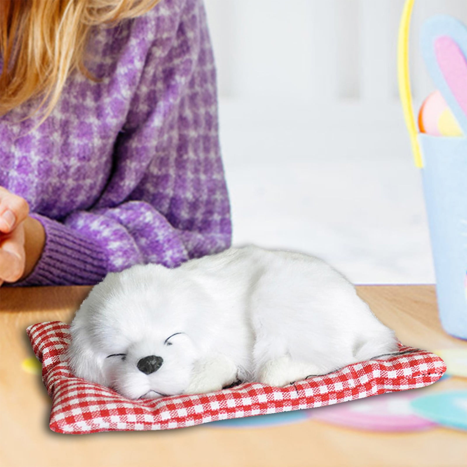 Funny Toys Dog Sleeping In The Mattress Doll Toy Mini Dog In Shoe With ...