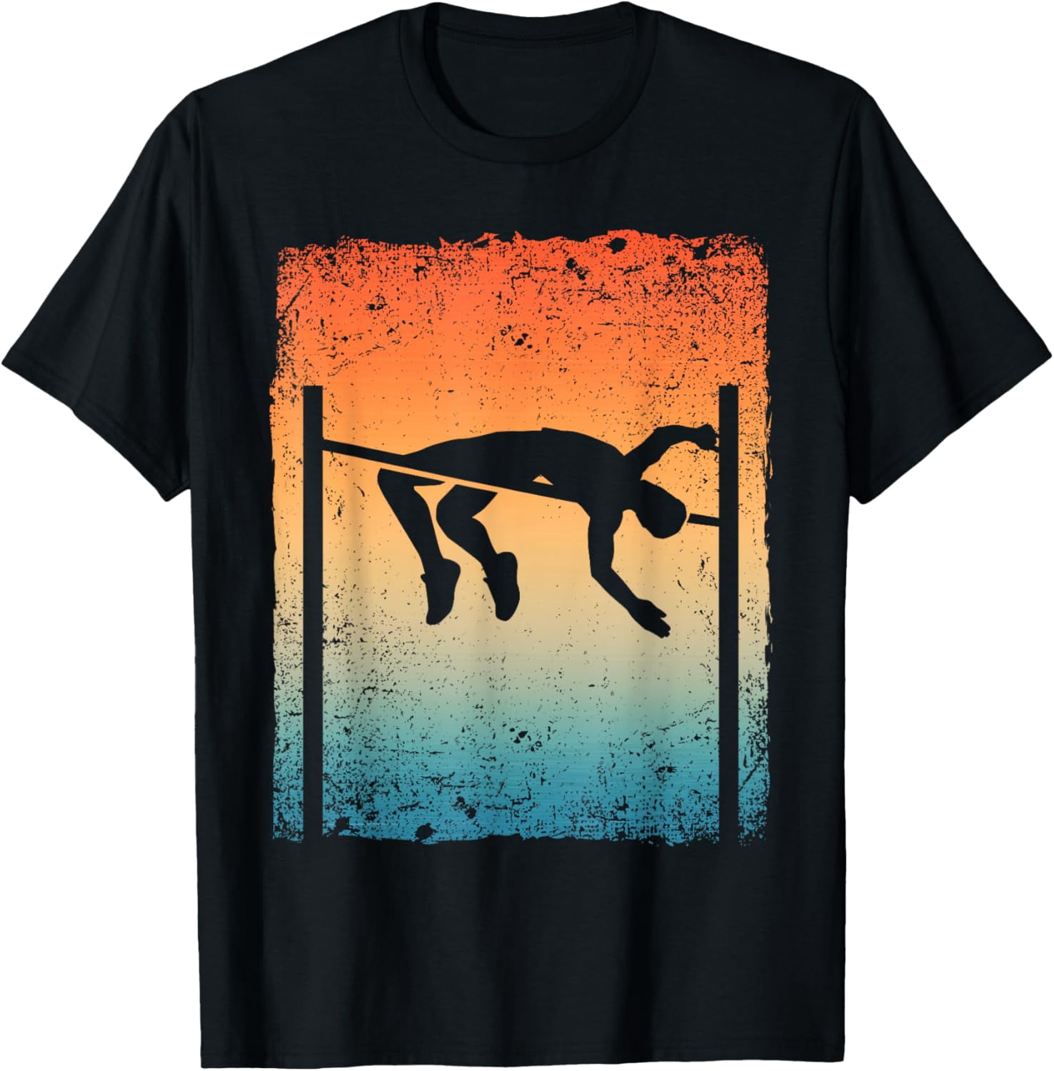 Funny Track And Field High Jump Design For Men Women Athlete T-Shirtmen ...