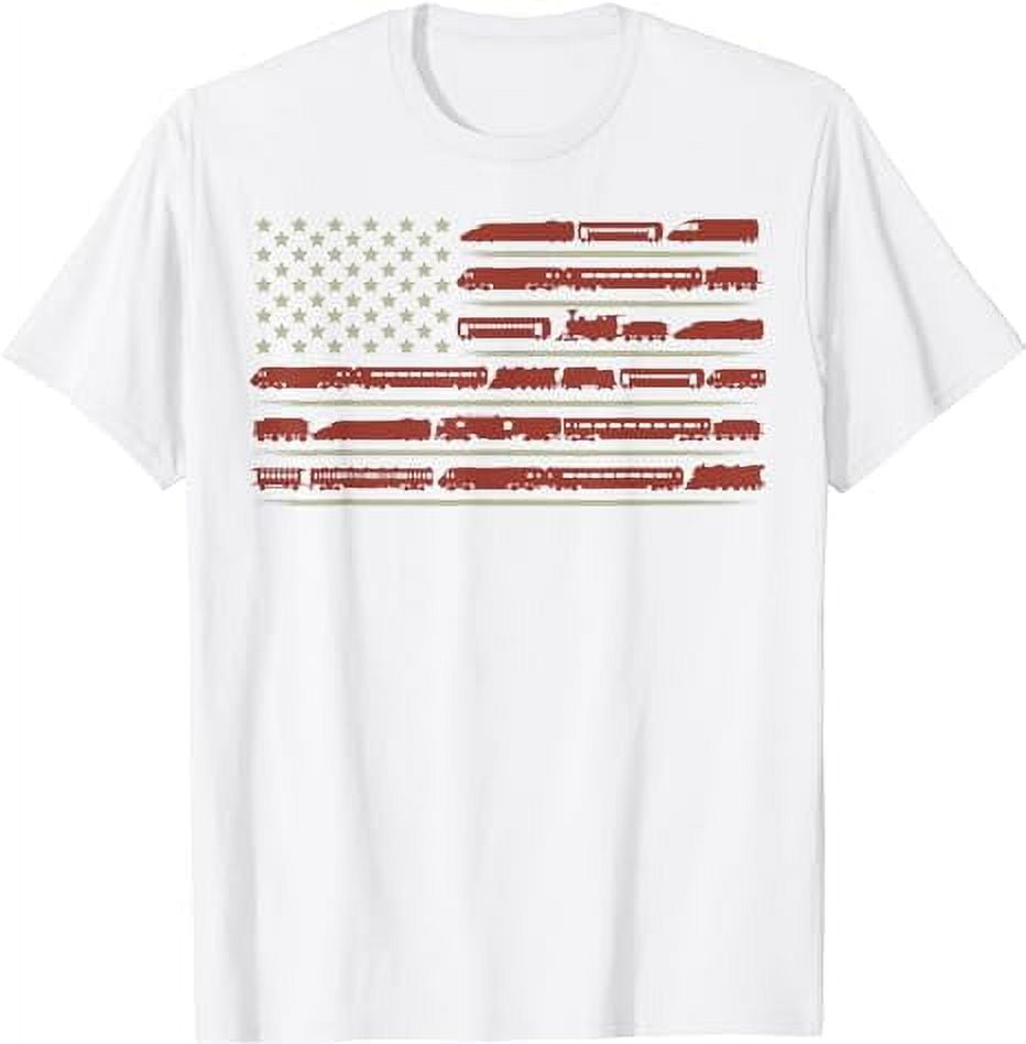 Funny Train Collector Gift Adults Conductor Model Railroad T-Shirt ...