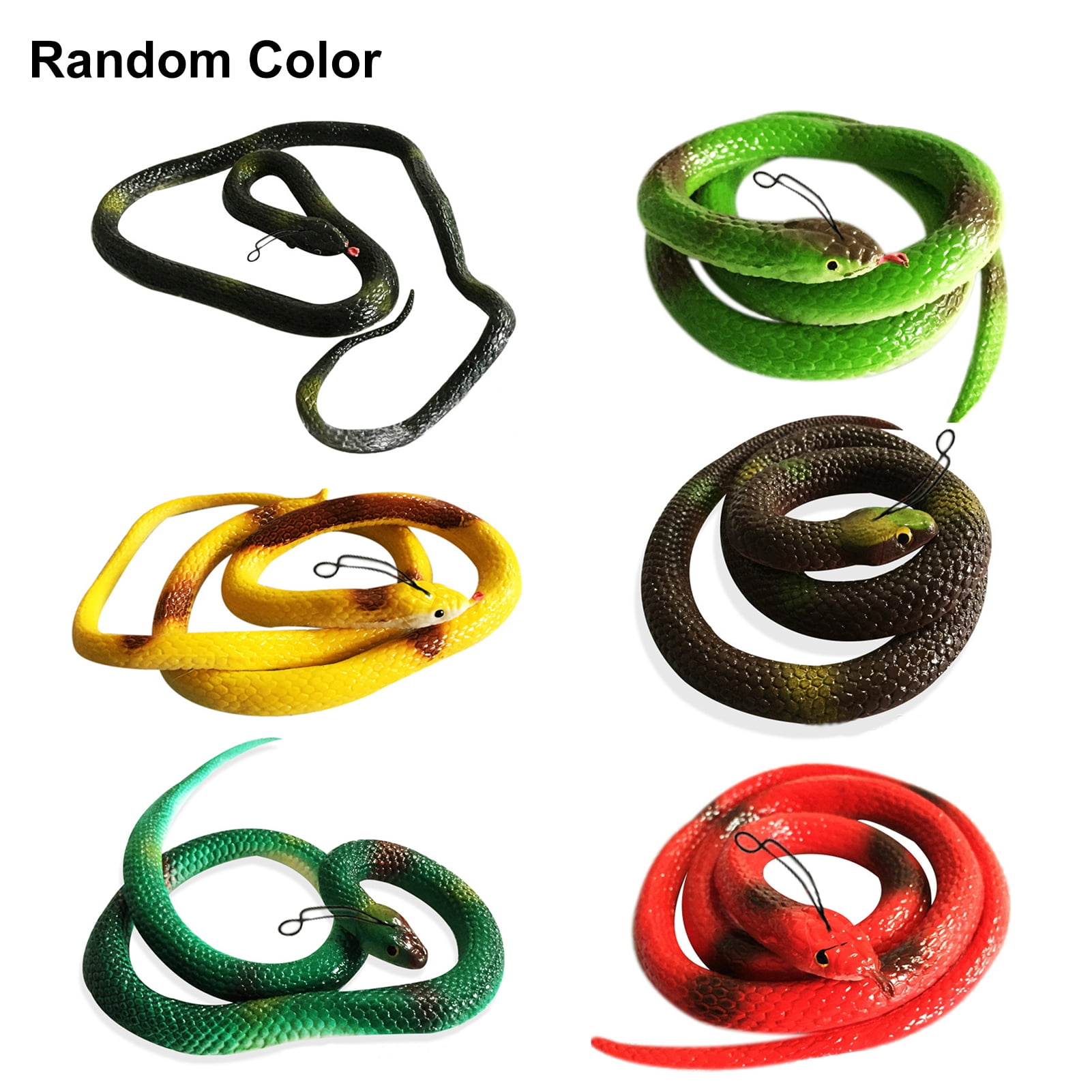 Funny Trick Scary Emulational Lifelike Snake Models Fake April Fool\'s ...