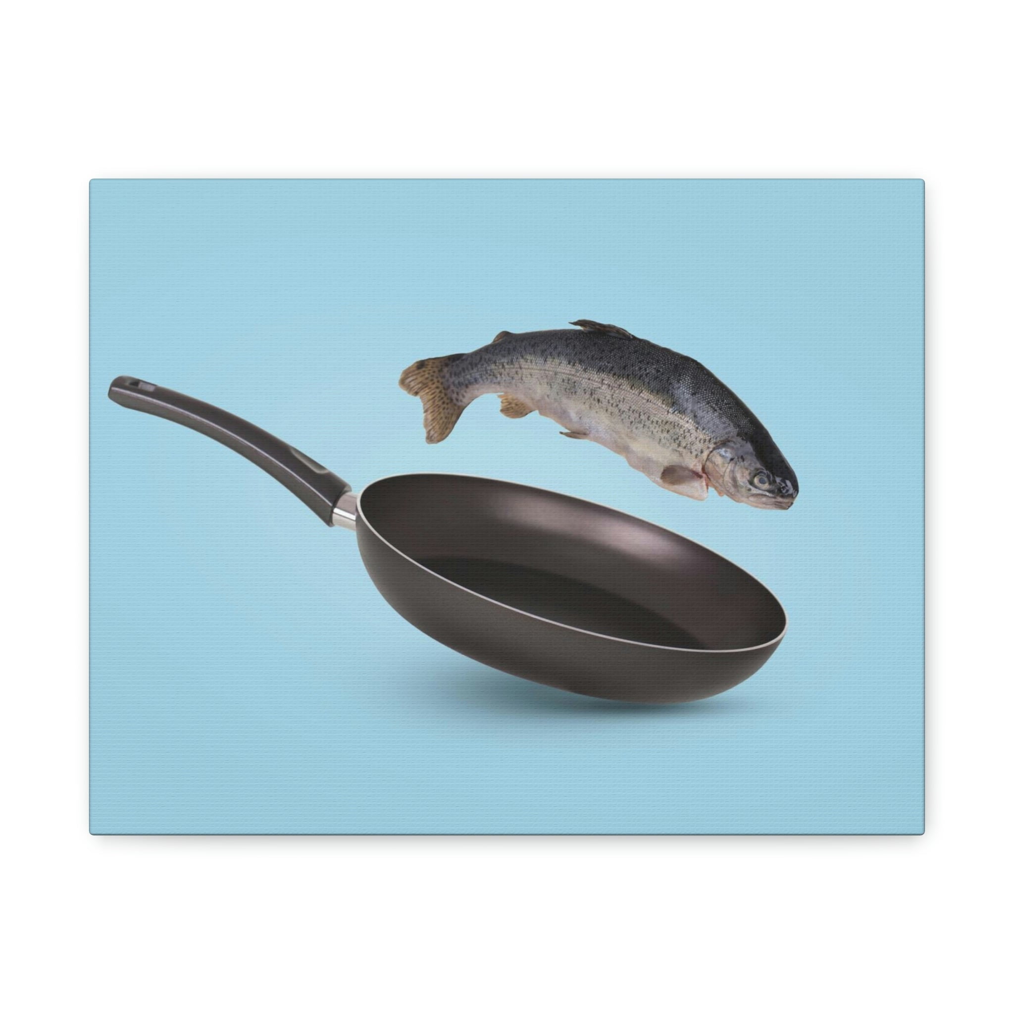 Funny Trout Silly Trout Inside Wall Art Ready to Hang Unframed ...