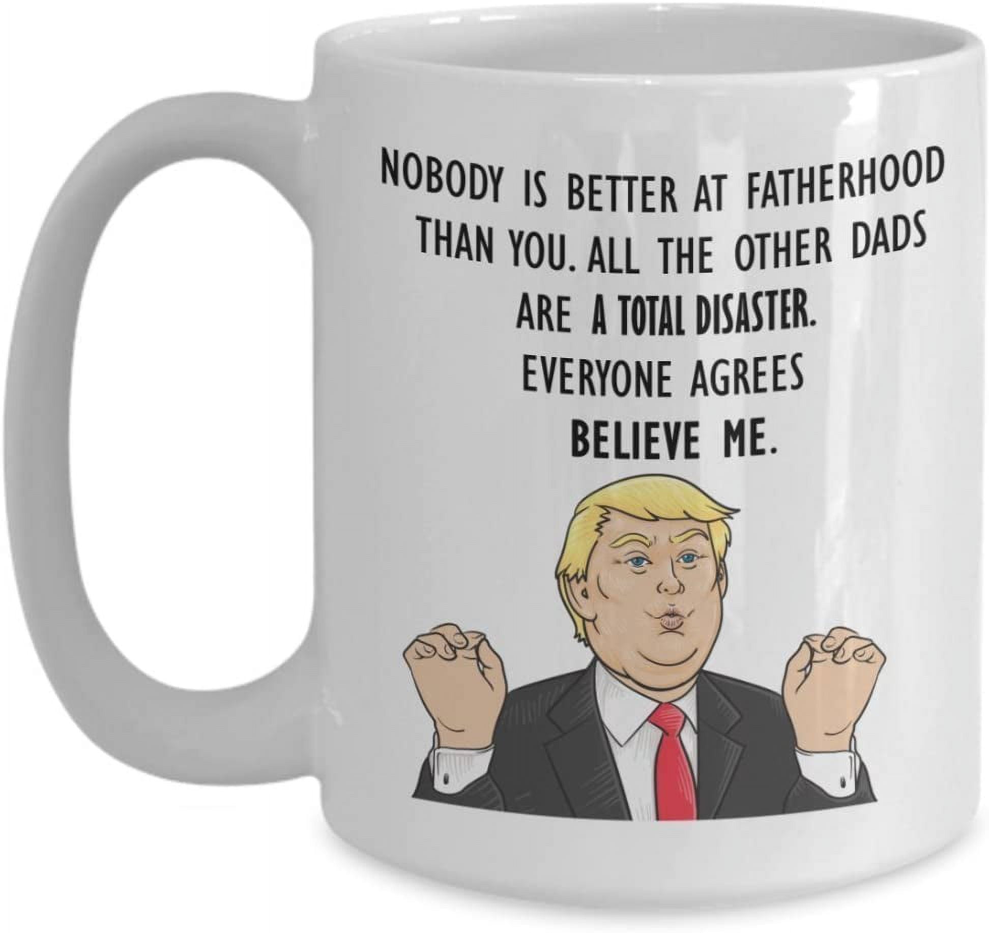 Funny Trump Head Mug - Donald Trump Coffee Cup - President Fathers Day ...