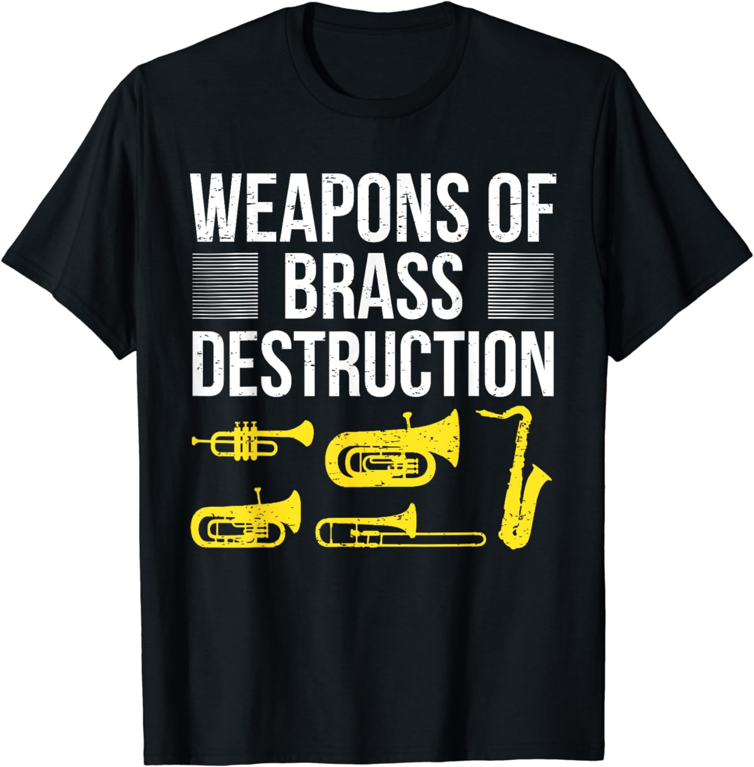 Funny Trumpet Saying Trumpet Player Brass T-Shirt - Walmart.com