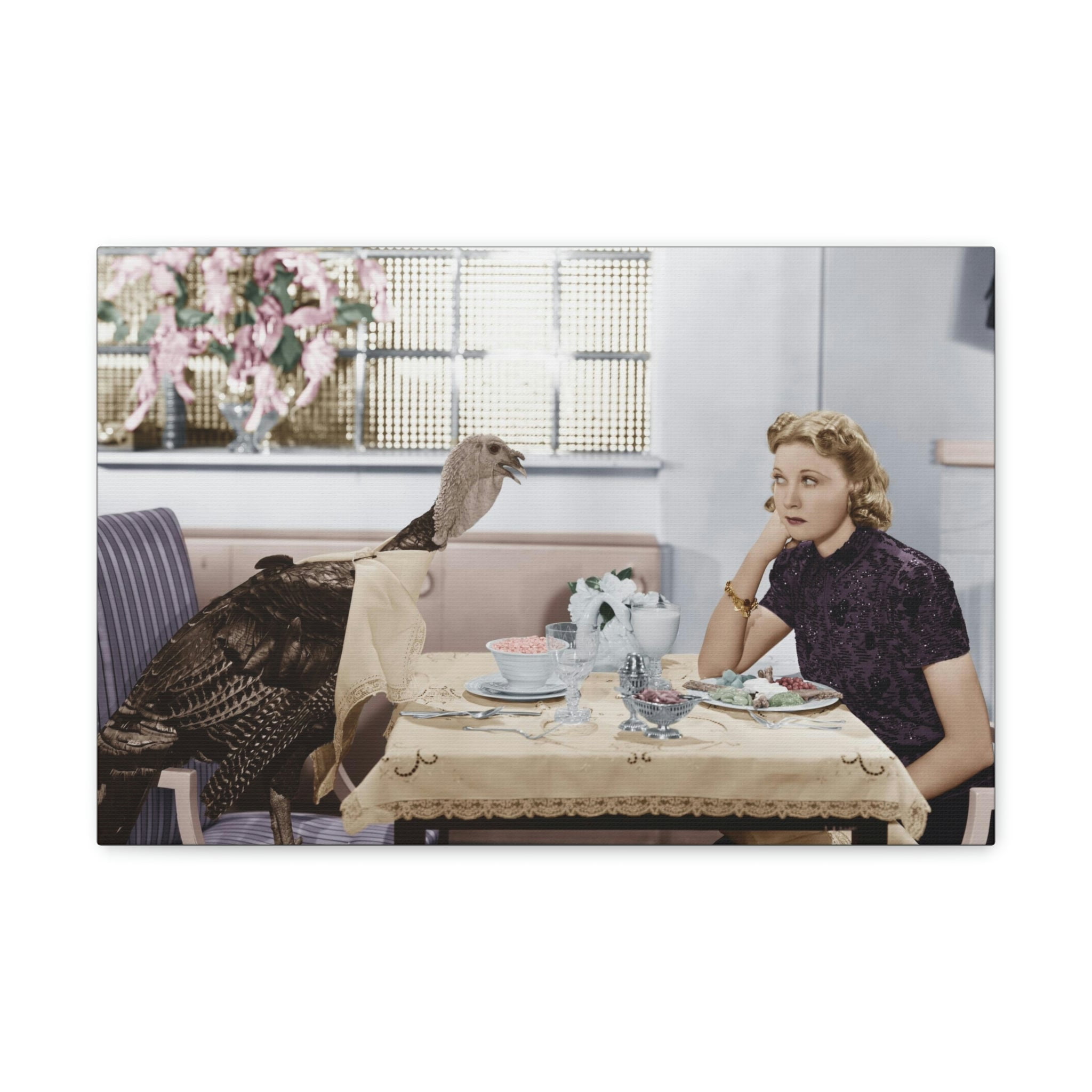 Funny Turkey Silly Turkey Indoor Wall Art Ready to Hang Unframed ...
