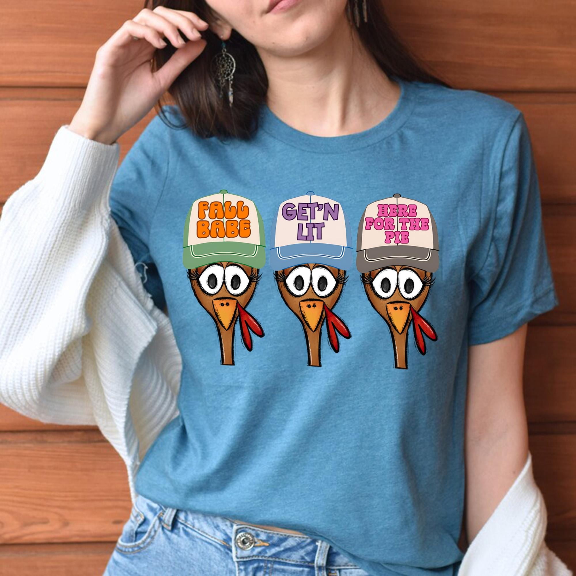 Funny Turkey Tshirt, Thanksgiving Group Shirts, Fall Family Shirts ...