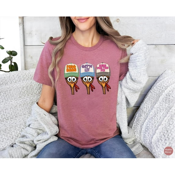 Funny Turkey Tshirt, Thanksgiving Group Shirts, Fall Family Shirts ...