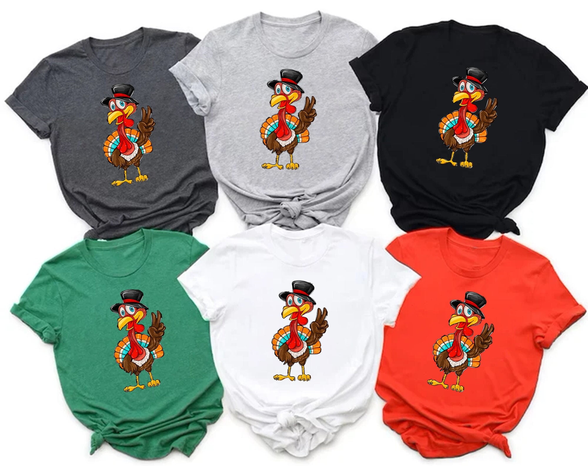 Funny Turkey Tshirt, Thanksgiving Group Shirts, Fall Family Shirts ...