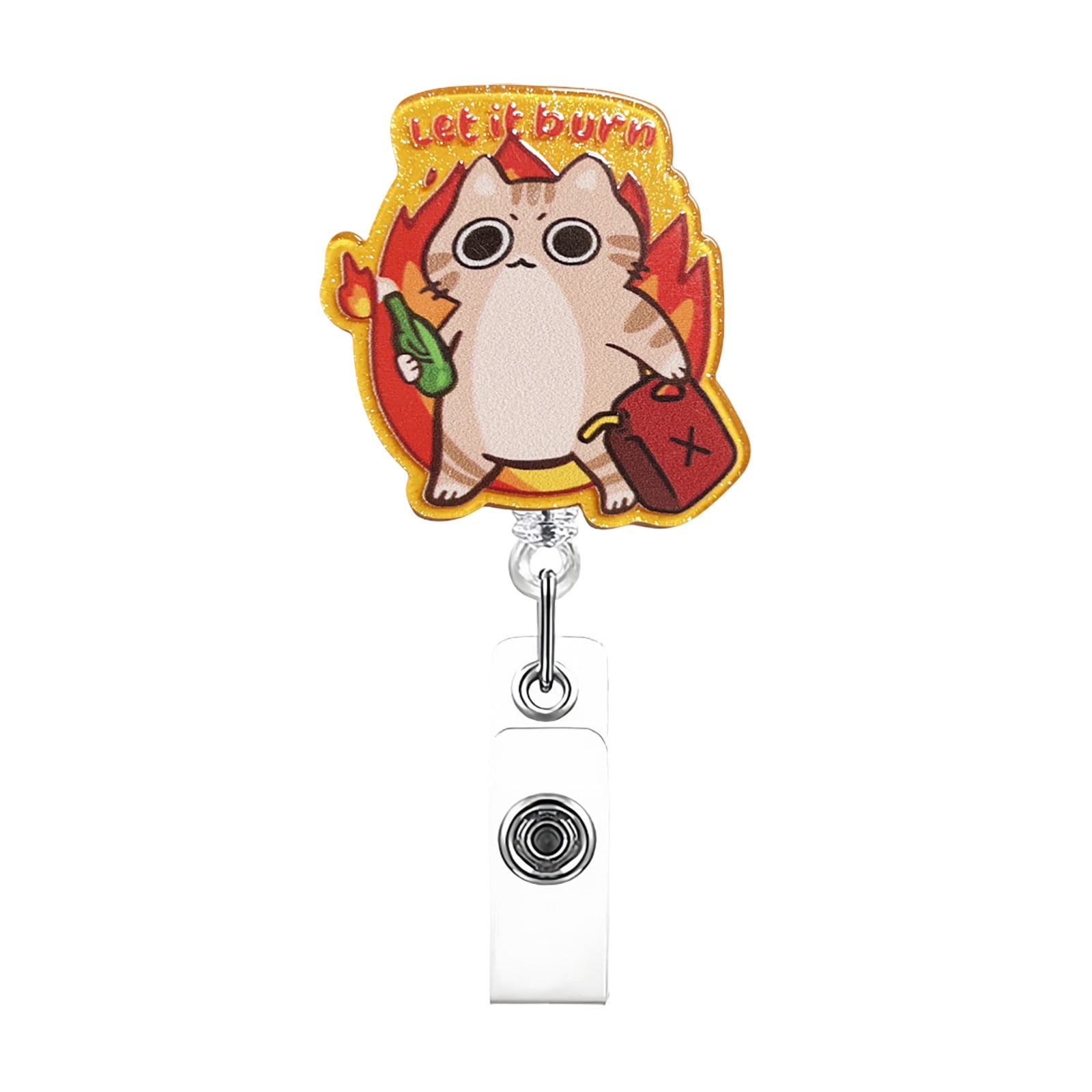 Funny Turtle Badge Reel, Cute ID Badge Holder Retractable Clip ...