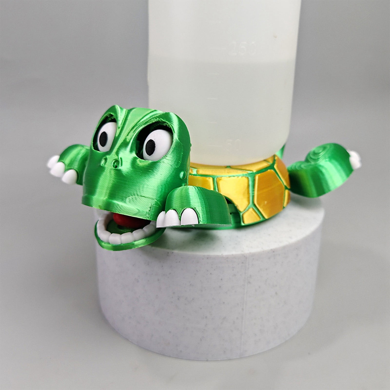 Funny Turtle Cup Holder, 3D Printed Coaster with Silly Cry ‘Why Me ...
