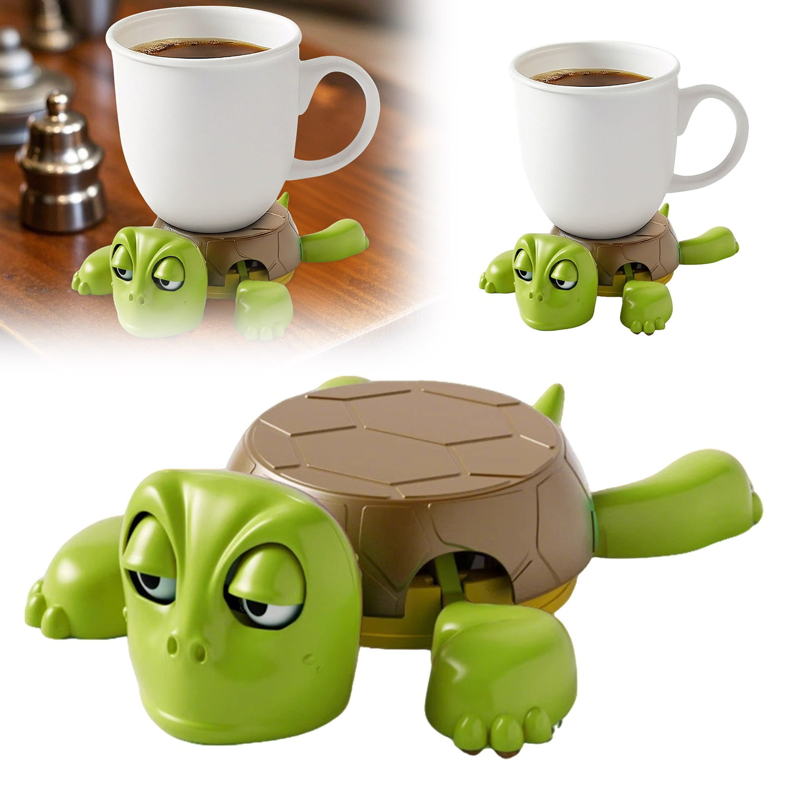 Funny Turtle Cup Holder Screaming Sea Turtle Coaster With Funny ...