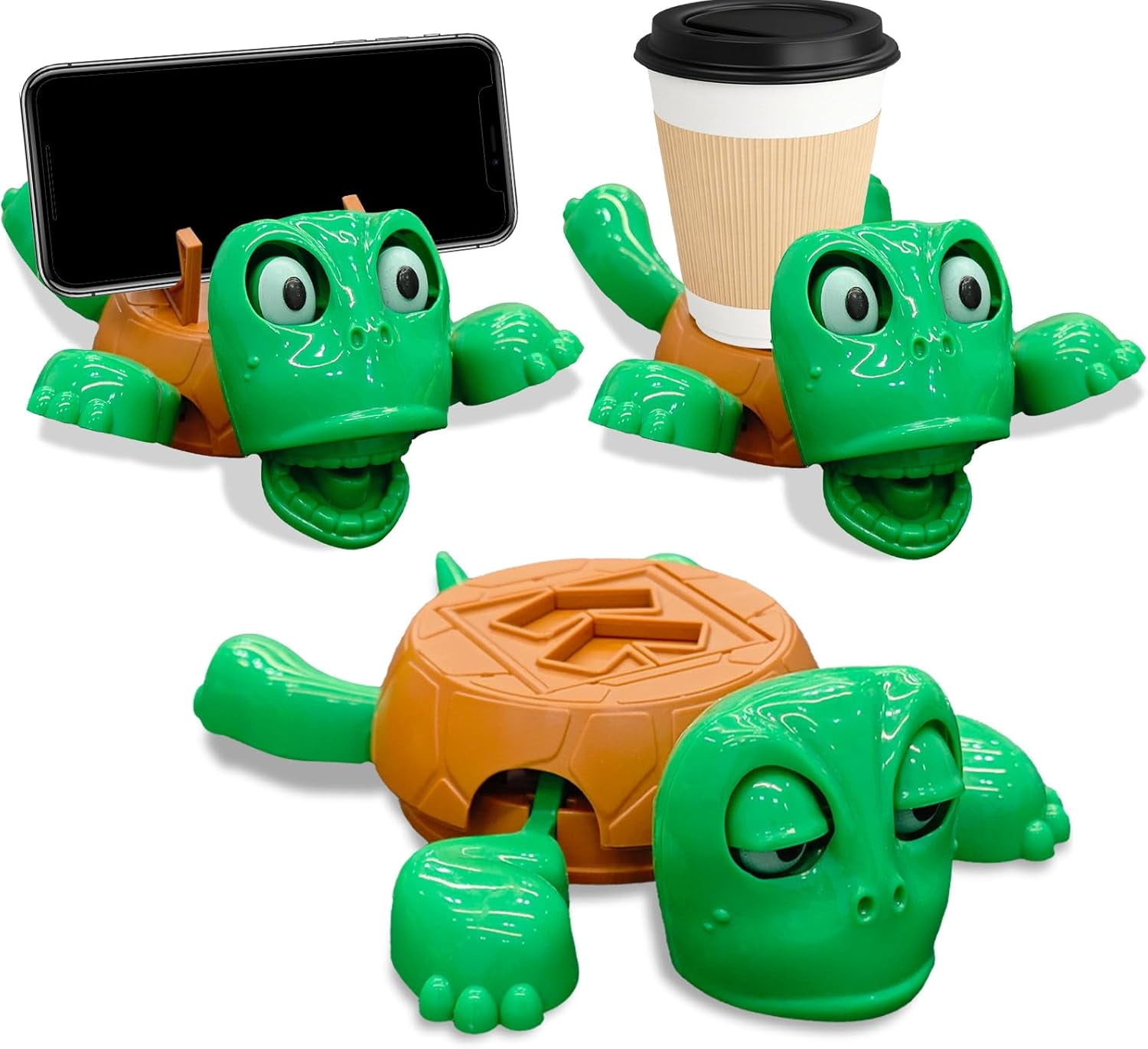 Funny Turtle Multi - Function Cup Coaster & Phone Stand, Turtle Cup ...