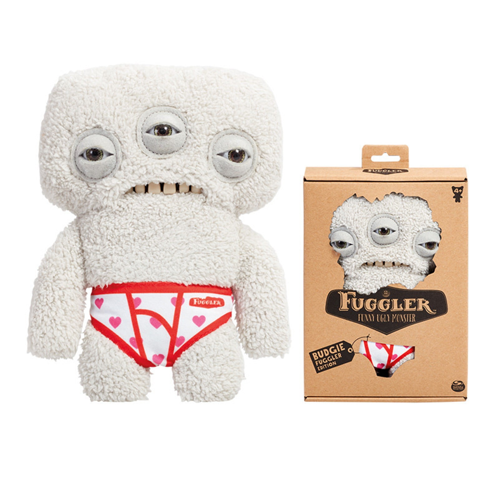 Funny Ugly Monster Plush Toys Fuggler Dog Squeak Toys Annoyed Alien ...