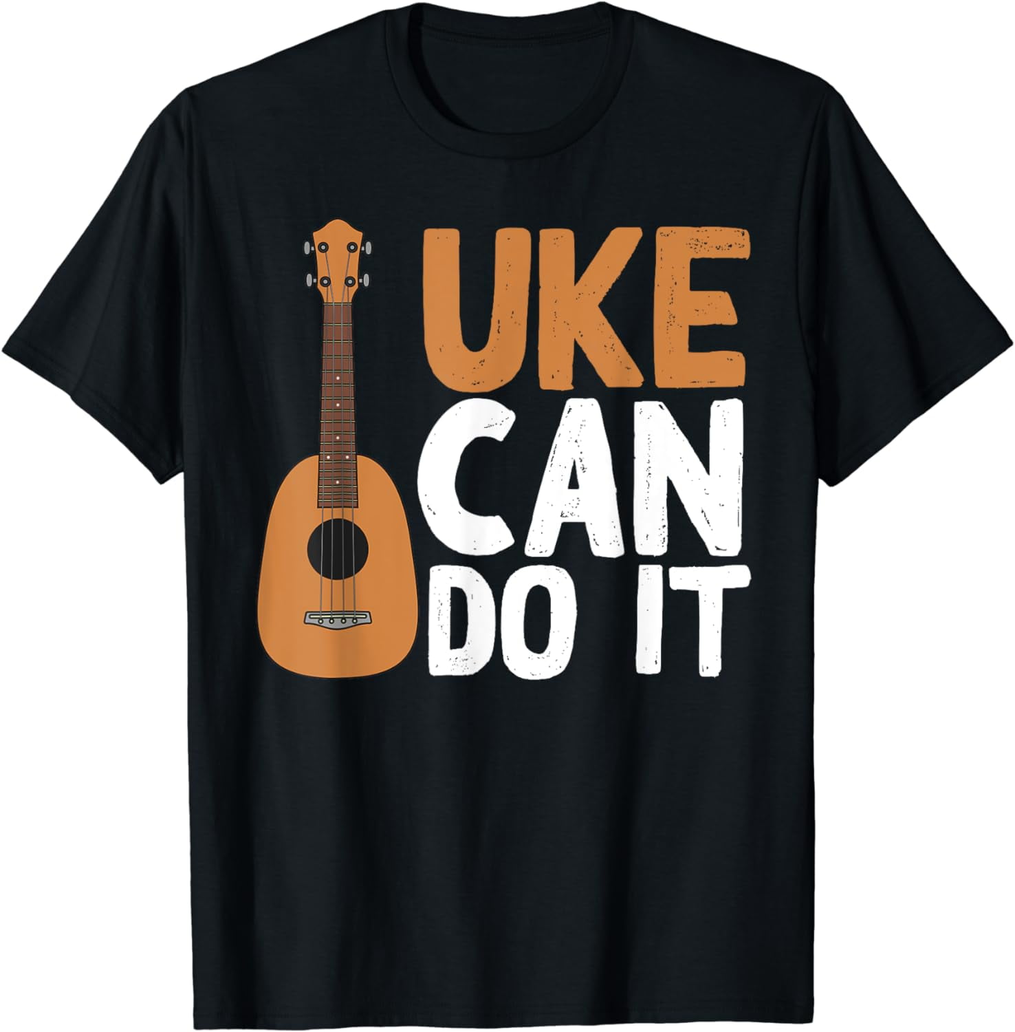 Funny Uke Can Do It Gift | Cute Ukulele Players Men Women T-Shirt ...