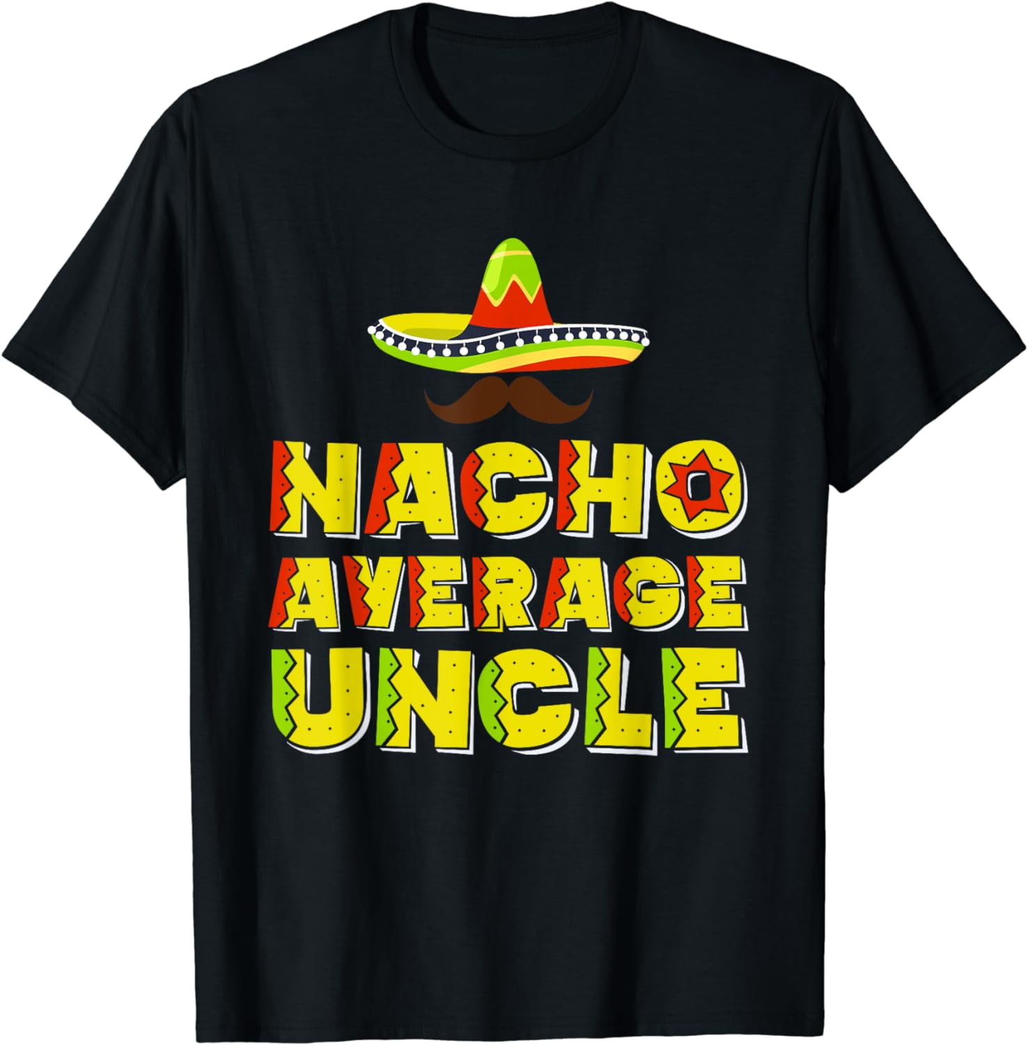 Funny Uncle Design For Uncle Men Mexican Uncle Food Lovers T-Shirt ...
