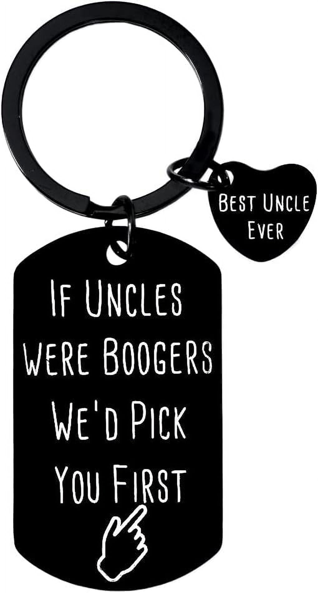 Funny Uncle Gift Keychain Best Uncle Ever Gifts from Niece Nephew to My ...