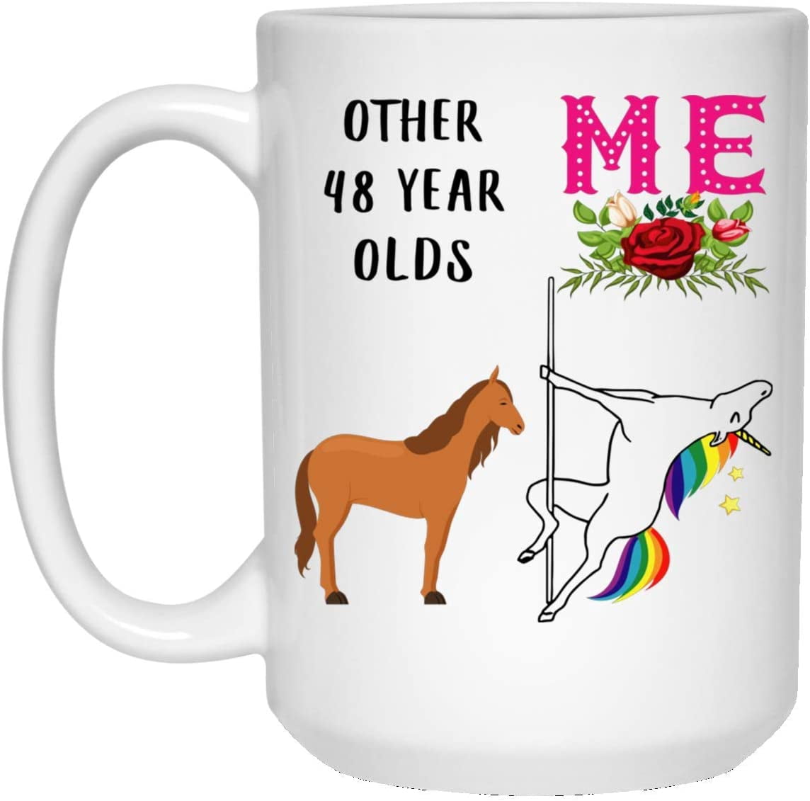 Funny Unicorn 48th Birthday Gifts For Women Turning 48 Year Old Born In ...