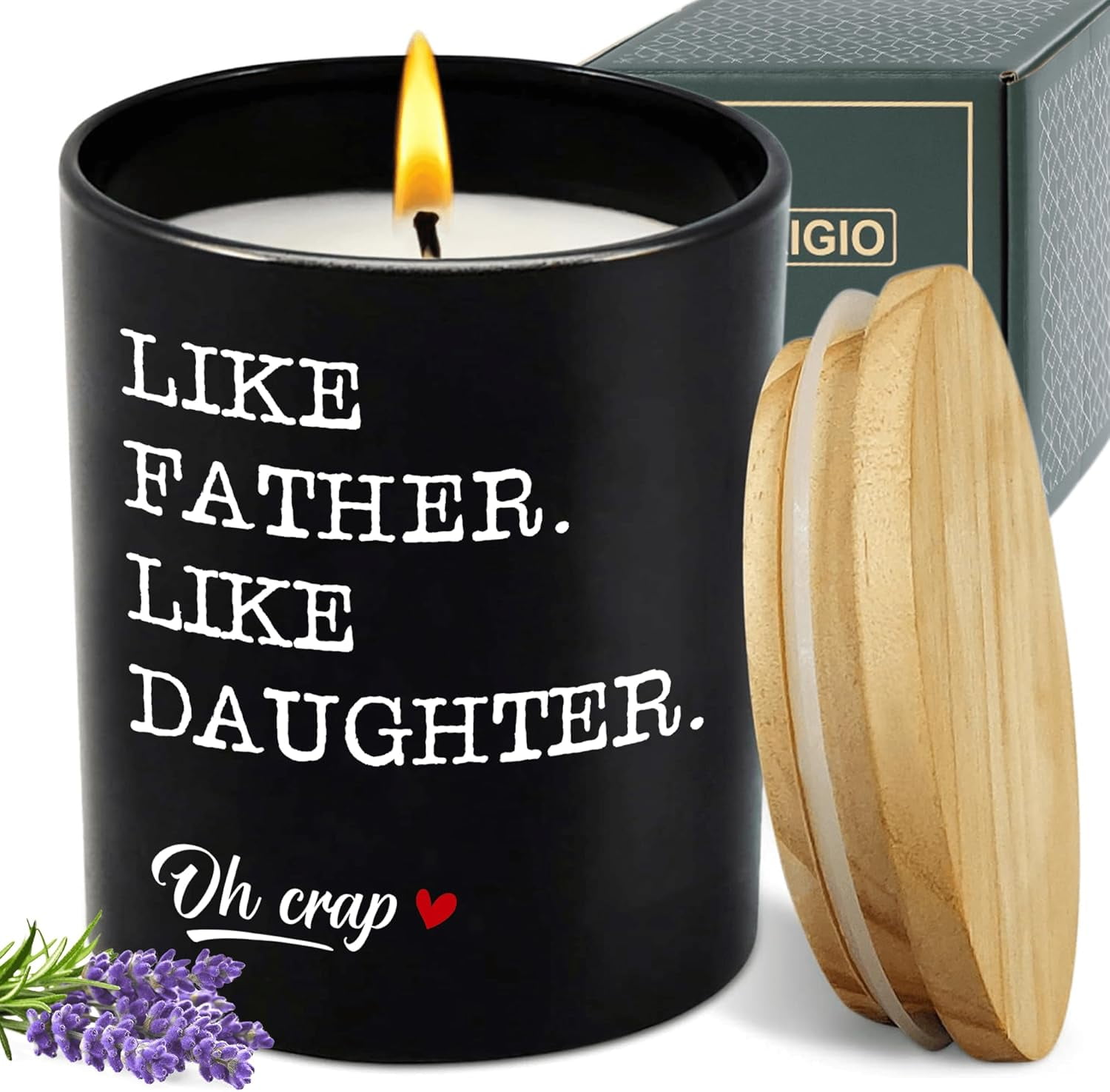 Funny Unique Father's Day Candle Gift for Dad, Step Dad - Like Father ...