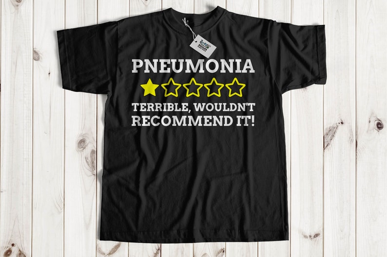 Funny Unisex Pneumonia T-Shirt | Inflamed Lungs Gift Ideas | Pneumonia ...
